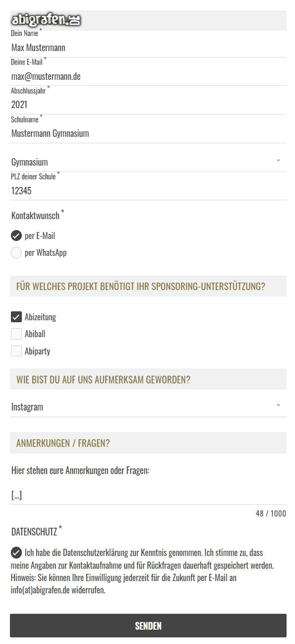 Knapp bei Abikasse und braucht Geld? - abigrafen.de® GmbH